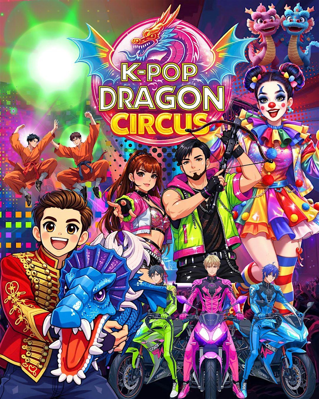 Warrington K-POP Dragon Circus, WA2 7NE, Warrington, 6 March to 15 March