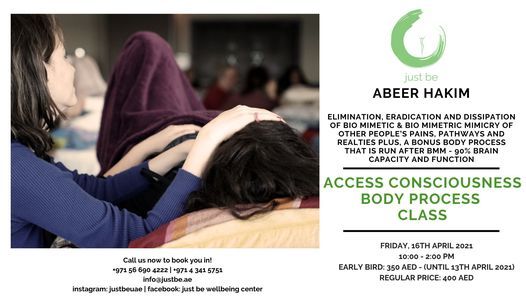Access Consciousness Body Process Class, Just Be Wellbeing Center ...