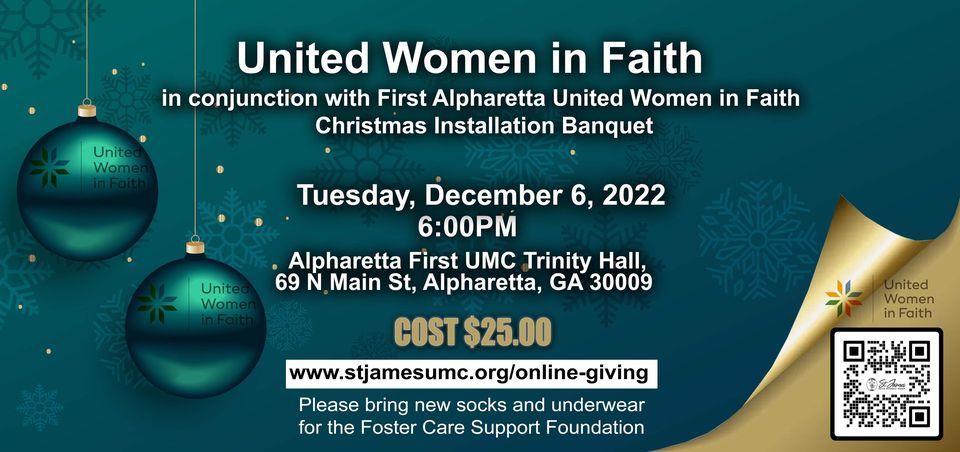 Installation Banquet with the UWF of St. James and Alpharetta First., Alpharetta - North Main St ...