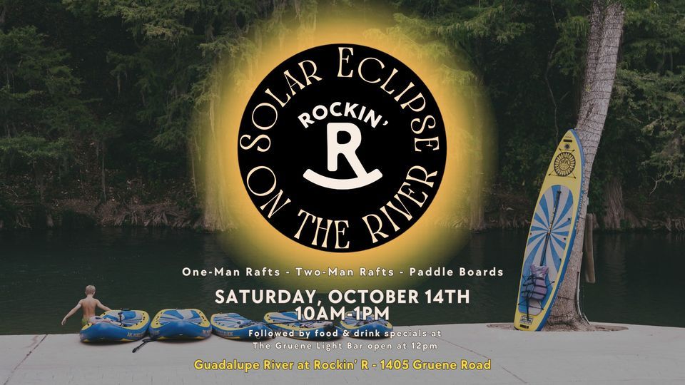 Solar Eclipse on the River - Ring of Fire, Rockin R River Rides, Canyon ...