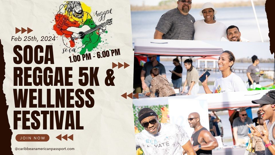 Soca Reggae 5K & Wellness Festival 2024, 4990 New Broad St,Orlando,32814,US, 25 February 2024