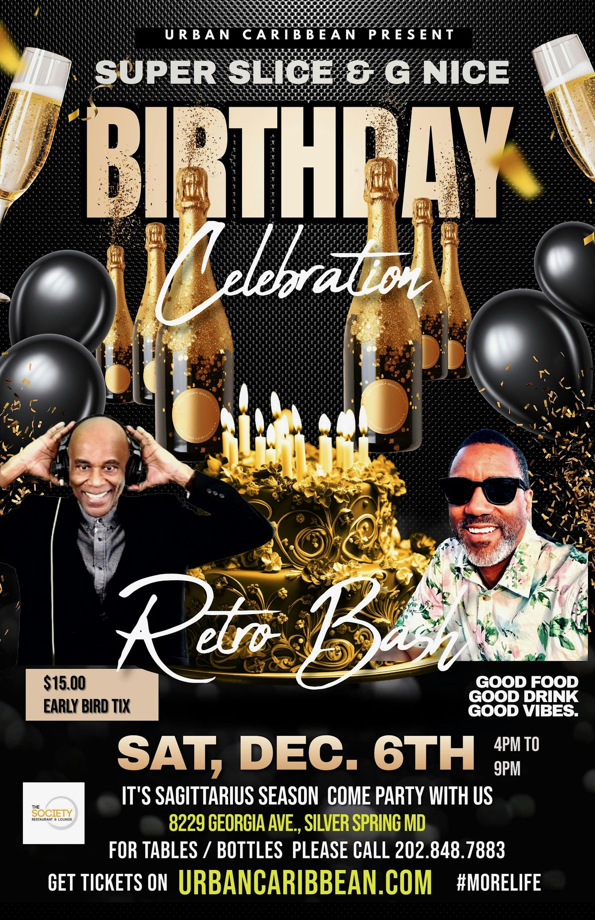 ** RETRO BASH - The Celebrating Life Edition **, The Society Restaurant ...