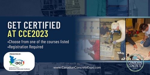 ACI Certificate Programs at CCE 2023, The International Centre, Mississauga, 16 February to 17 ...