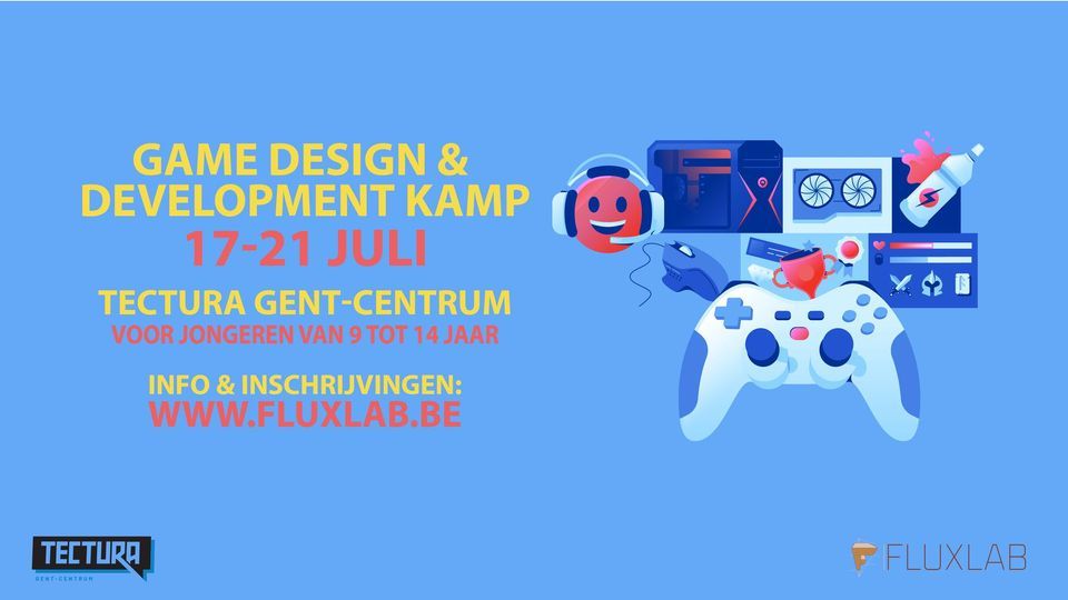Zomerkamp Gent: Game Design & Development, Tectura Gent-centrum, 17 July to 21 July
