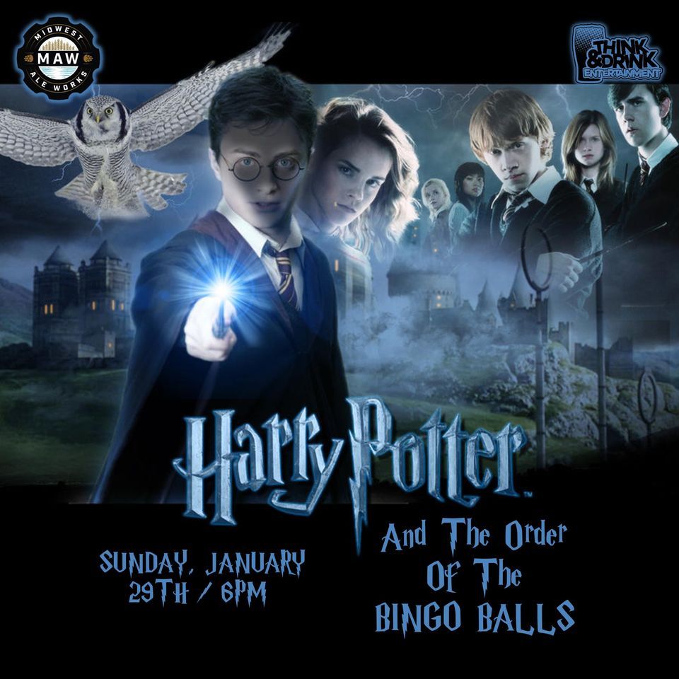 Harry Potter BINGO @ Midwest Ale Works (East Moline, IL) / Sunday ...