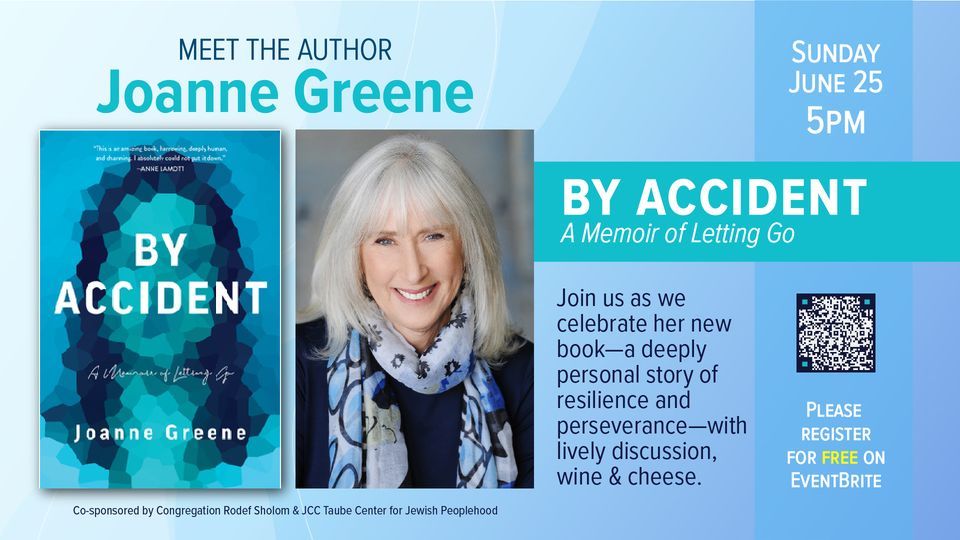 Book Launch with Joanne Greene: By Accident , Osher Marin JCC, San ...