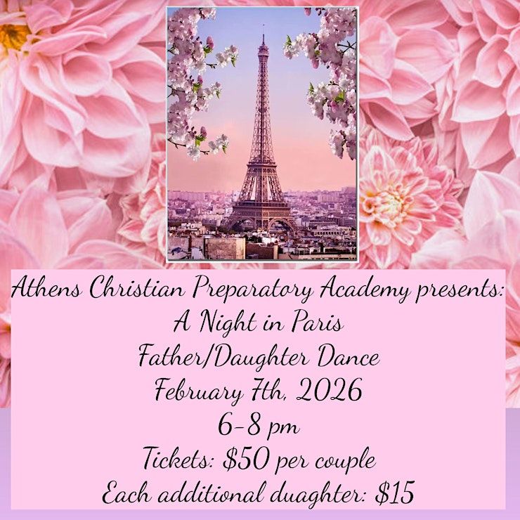 ACPA Father/Daughter Dance, The Nightingale Events, Athens, 7 February 2026