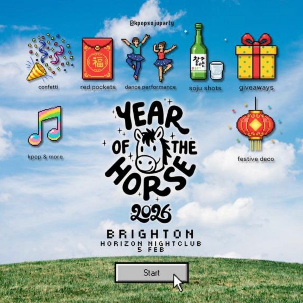 SOJU Brighton: Lunar New Year K-Pop Night 05/02/2026, Horizon Club ...