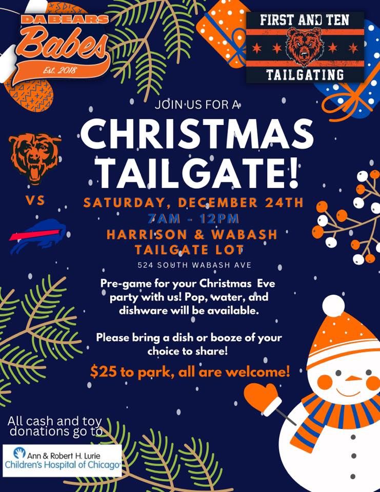 Bears vs Bills, Harrison & Wabash Bears Tailgate Lot, Chicago, 24 ...