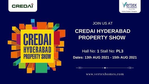Credai Hyderabad Property Show 2021, Hitex Exhibition Centre, Hyderabad ...