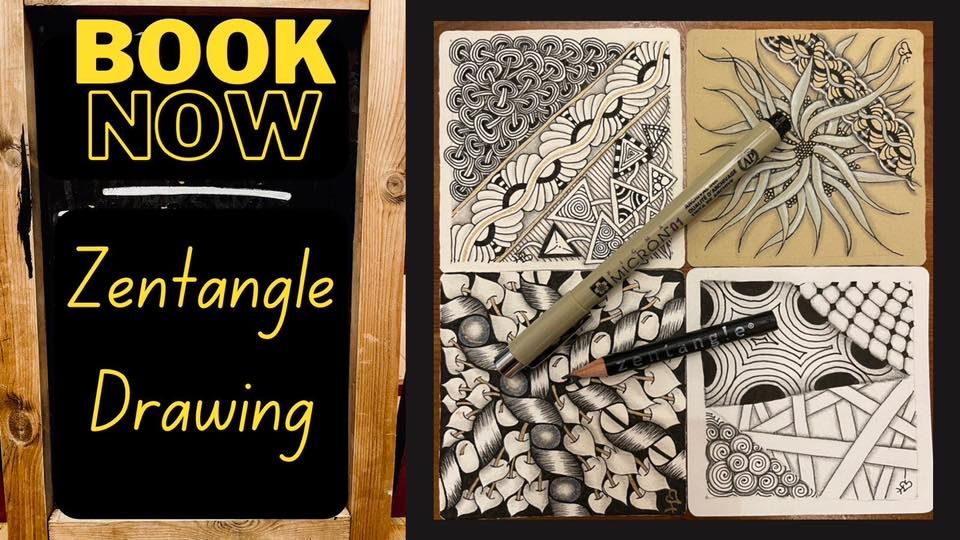Introduction to Zentangle - Workshop with HayleyB, The Wool Croft (Abergavenny), 6 January 2024