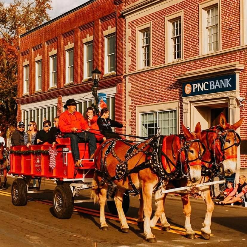 Wagon Rides, Hot Cocoa, Santa and Mrs. Claus, The Mills Downtown Bistro ...