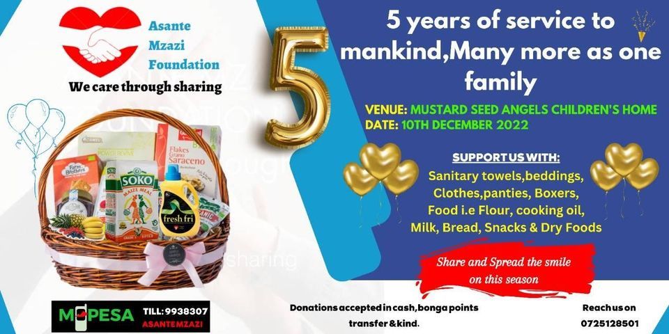 5years of Service to Mankind , Nairobi, 10 December 2022