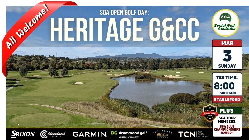 2024 Vic - SGA Open Day - Heritage GC, Heritage Golf & Country Club, Mooroolbark, 3 March 2024