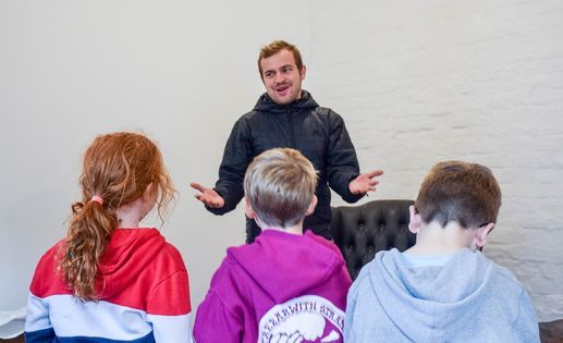 Storytelling with Jake Evans, ErddigNT, Wrexham, 21 February 2022