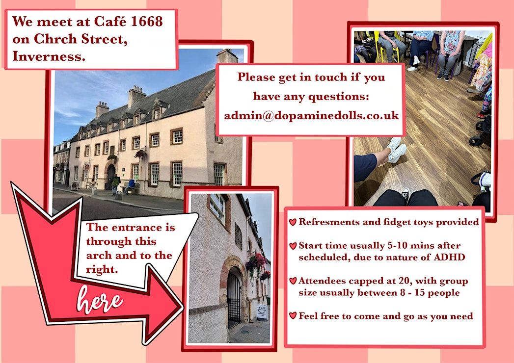 Support Group for women and non-binary people with ADHD, Café 1668 ...