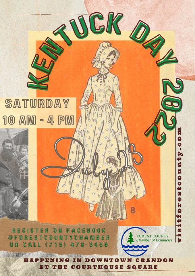 Kentuck Day 2022, Forest County Courthouse, Pickerel, 23 July 2022