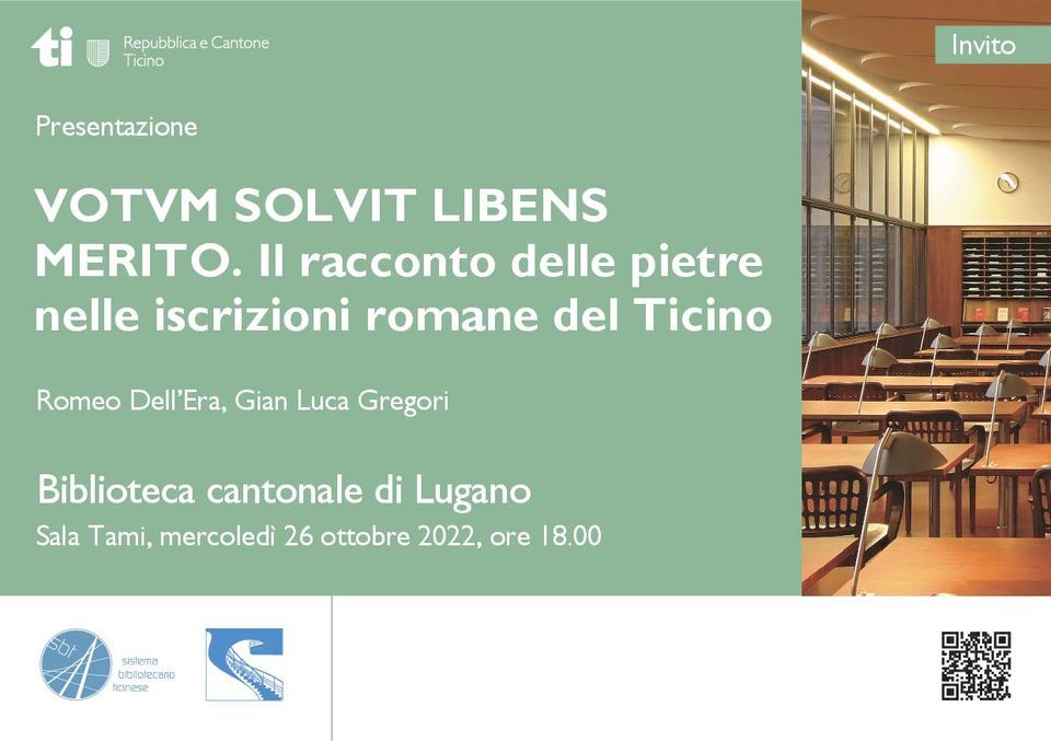 VOTVM SOLVIT LIBENS MERITO. Il racconto delle pietre nelle iscrizioni ...