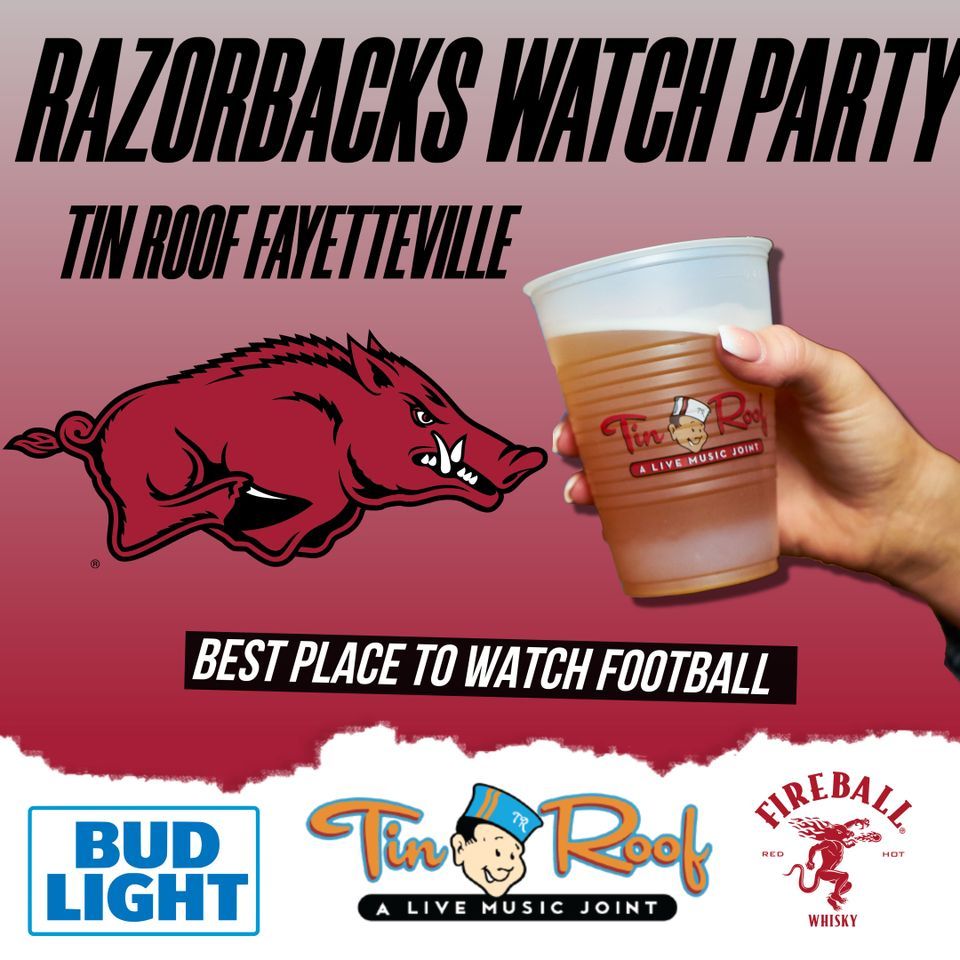 Razorbacks Watch Party, Tin Roof Fayetteville, 24 September 2022