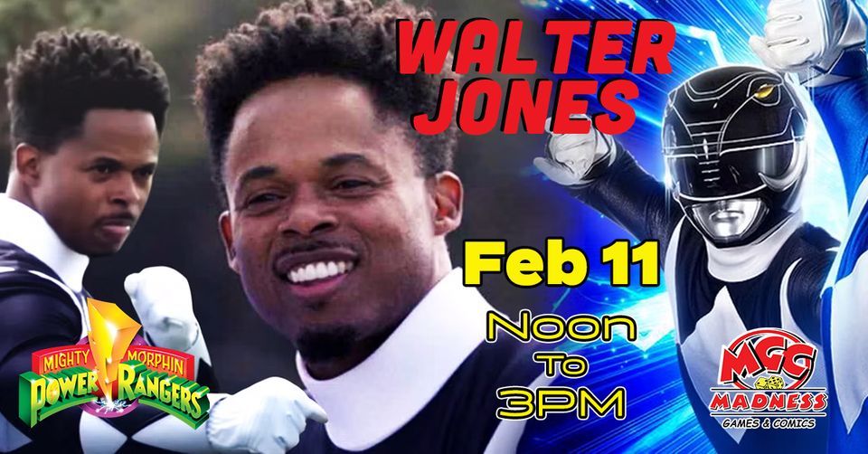 Black Power Ranger - Walter Jones , Madness Games & Comics, Plano, 11 February 2024