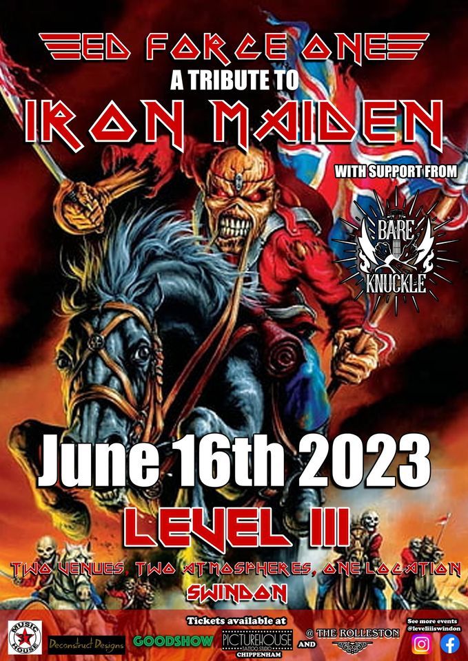 Ed Force One + Support from Bare Knuckle, Level III Swindon, 16 June 2023