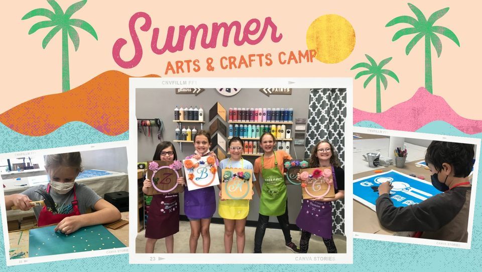 Summer Art Craft Camp, Hammer & Stain Phoenix, Tempe, 25 July 2022