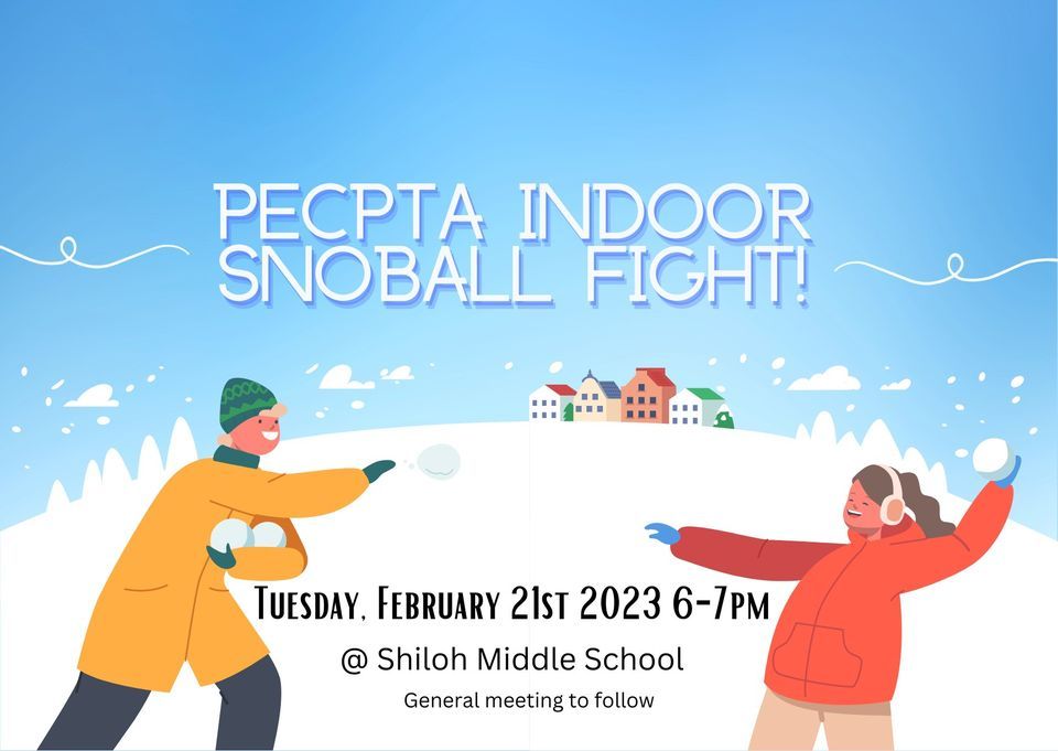 PECPTA Indoor Snowball Fight!, Shiloh Middle School, Parma, 21 February ...