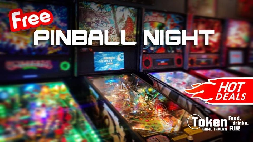 Free Pinball Night - Every Tuesday at Token, Token Game Tavern ...