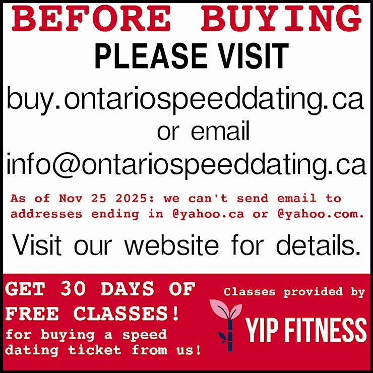 Speed Dating Inside Dough Box Hamilton (for Ages 19-29), Speed Dating ...