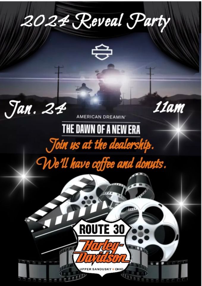 2024 Reveal Party, Route 30 Harley-Davidson, Upper Sandusky, 24 January ...