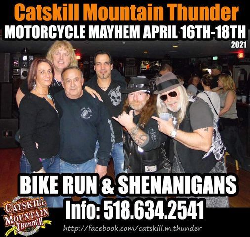 2021 April Motorcycle Mayhem April 16th-18th, Catskill Mountain Thunder ...