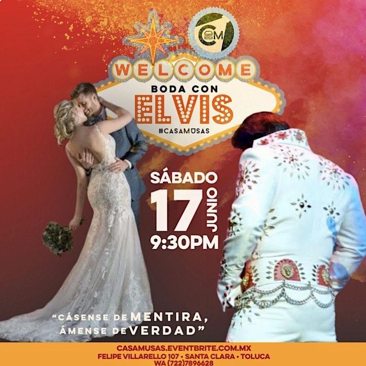 BODA CON ELVIS en Casa Musas, Casa Musas, Toluca de Lerdo, 17 June 2023