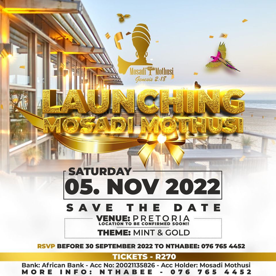 Mosadi Mothusi Launching, PretoriaCBD, Centurion, 5 November 2022