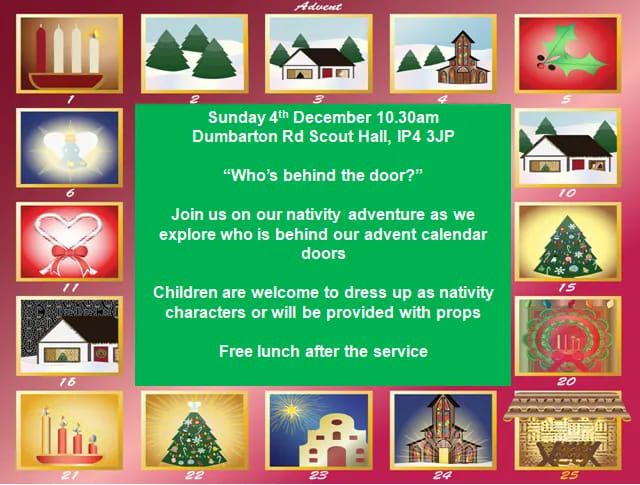 Advent All Age Service, Dumbarton Hall, Ipswich, 4 December 2022