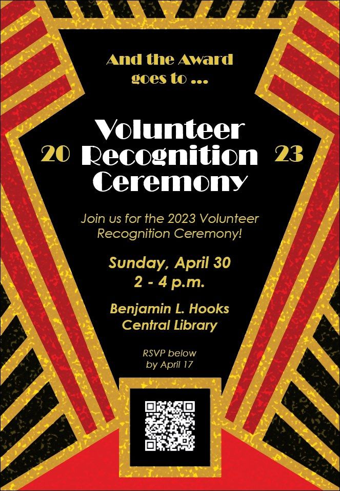 Memphis Public Libraries Volunteer Recognition Ceremony, Benjamin L ...