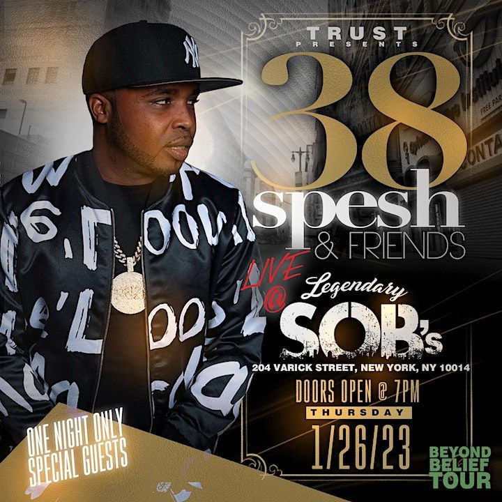 38 Spesh & Friends “Beyond Belief” Tour, Sound Of Brazil, New York, 26 ...