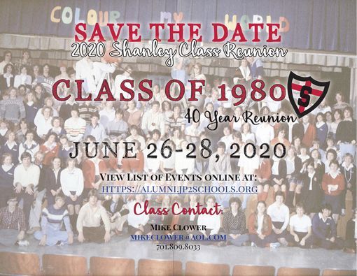 Class of 1980 - 40+1 Year Reunion, Shanley High School, Fargo, 25 June ...
