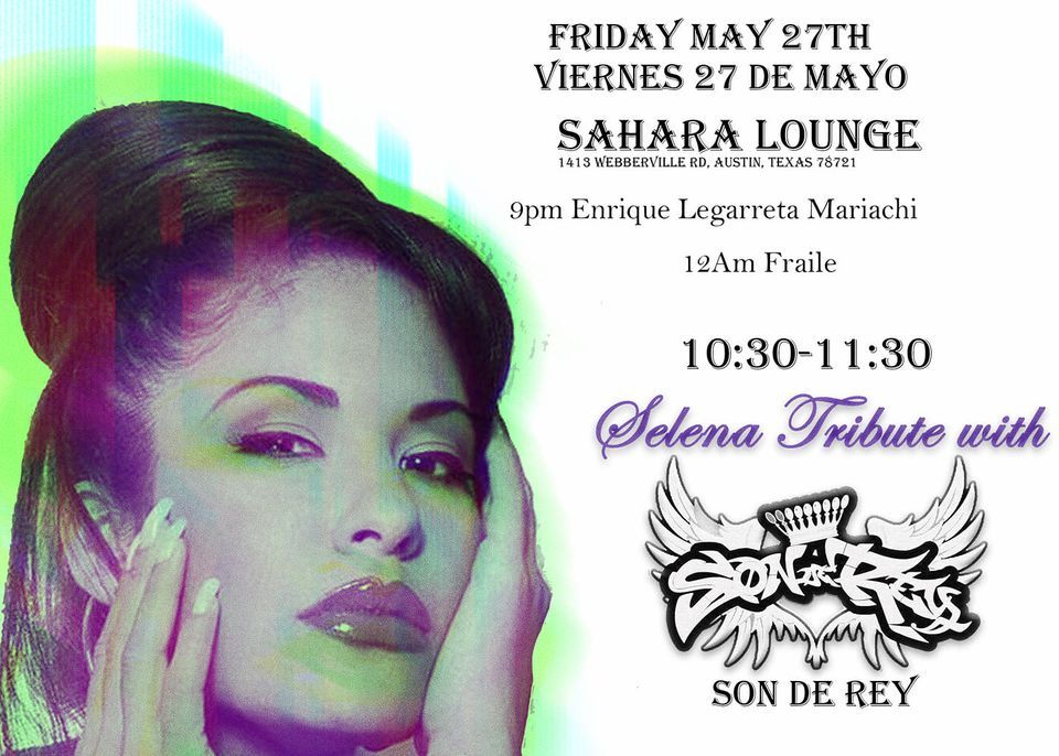 El tributo de Selena con Son de rey, Sahara Lounge, Austin, 27 May 2022
