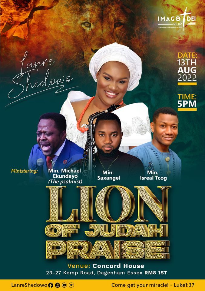 Lion of Judah Praise, Harmony Christian Centre Dagenham UK, 13 August 2022
