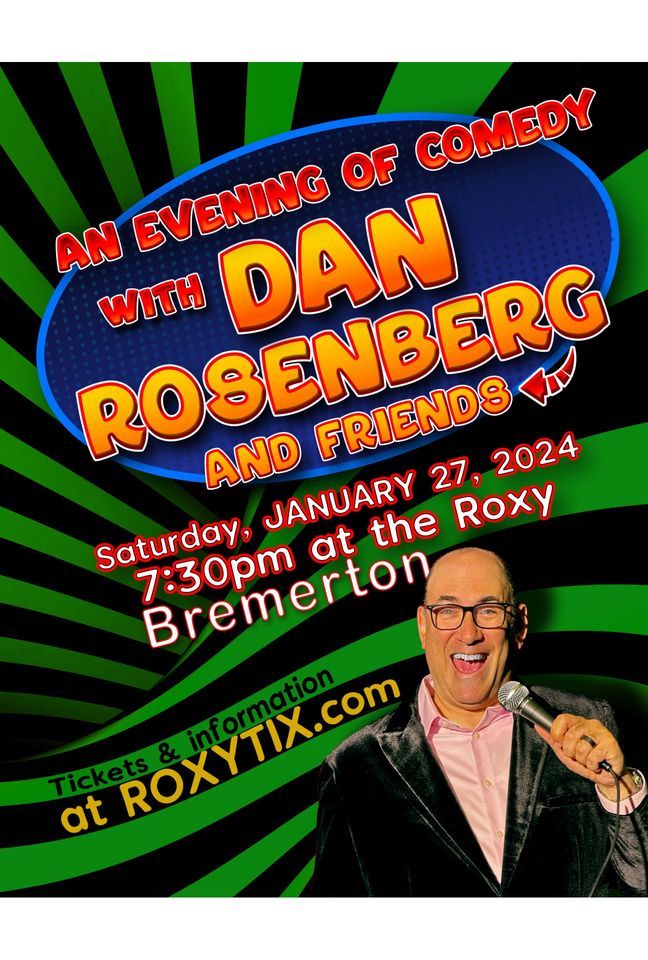 DAN ROSENBERG & FRIENDS, Roxy Theatre, Bremerton, 27 January 2024
