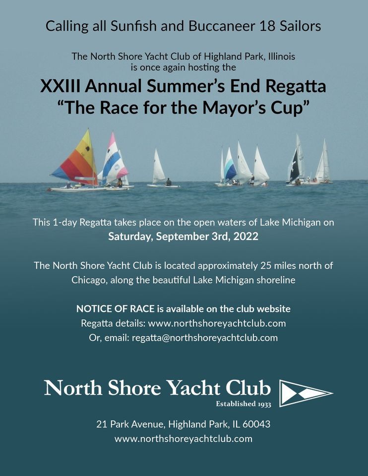 XXlll Annual Summers End Regatta, North Shore Yacht Club, Highland Park ...