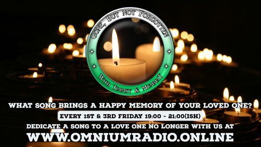 Gone But Not Forgotten Show, Omnium Radio, Plymouth, 21 May 2021