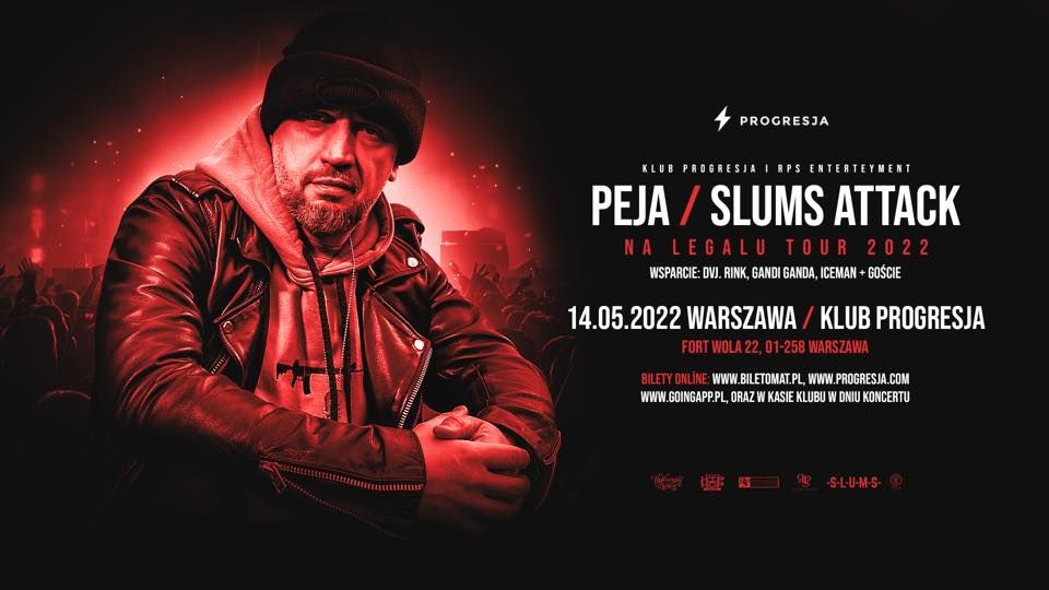 Peja w Warszawie, Progresja 14/05/22 Na legalu Tour 2022, Progresja ...