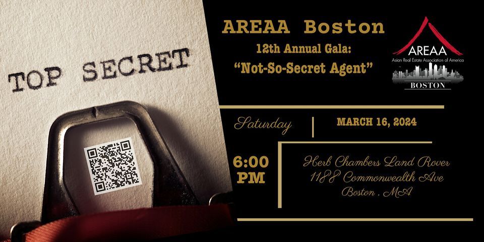 AREAA Boston 12th Annual Gala: “Not-So-Secret Agent”, 1188 Commonwealth ...