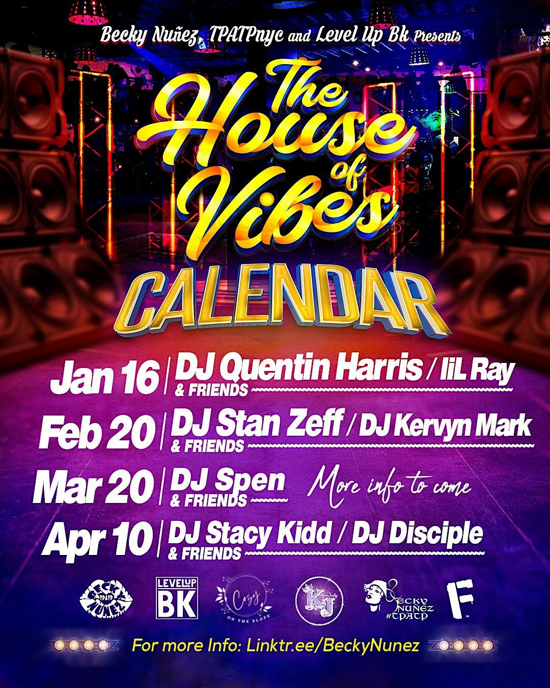 SPECIAL TICKET DROP "THE HOUSE OF VIBES" 2026 "GRAMMY AWARD WINNING DJS ...