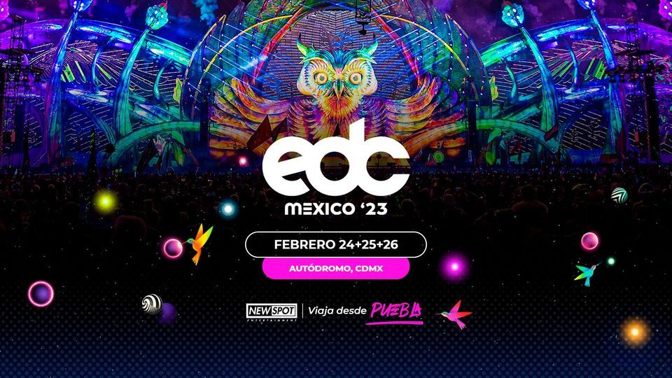 EDC MEXICO 2023 TOUR PUEBLA, Autódromo Hermanos Rodríguez, Granjas México, 08400 Iztacalco, CDMX ...