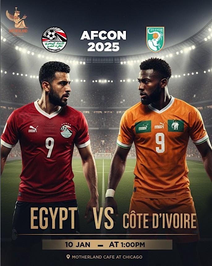 AFCON games Egypt vs Ivory Coast, Morroco vs Cameroon. Algeria vs ...