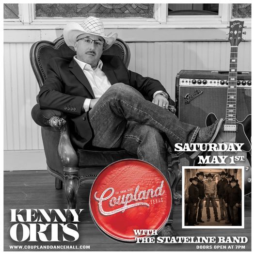 Kenny Orts + The Stateline Band, Coupland Dancehall, 1 May 2021