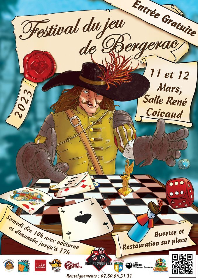 Festival de jeu de Bergerac 2023, Espace René Coicaud, Angouleme, 11 ...