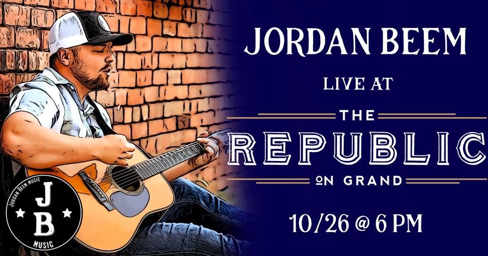 Jordan Beem live at The Republic on Grand, The Republic on Grand, Des ...